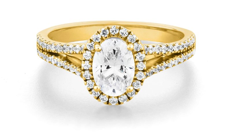 Gold Oval Engagement Rings - Wondrous | Alicia J Diamonds